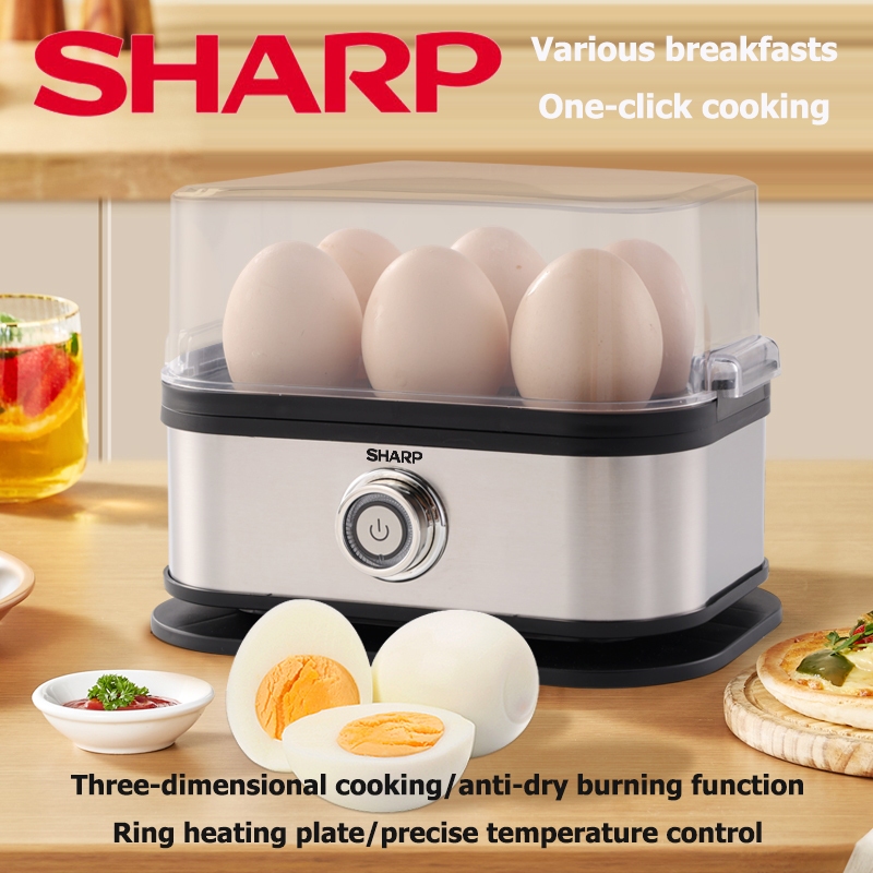 Sharp Egg Boiler Egg Cracker Boil Eggs Without a Timer Soft-boiled Eggs Soft-boiled Eggs Boiled ...