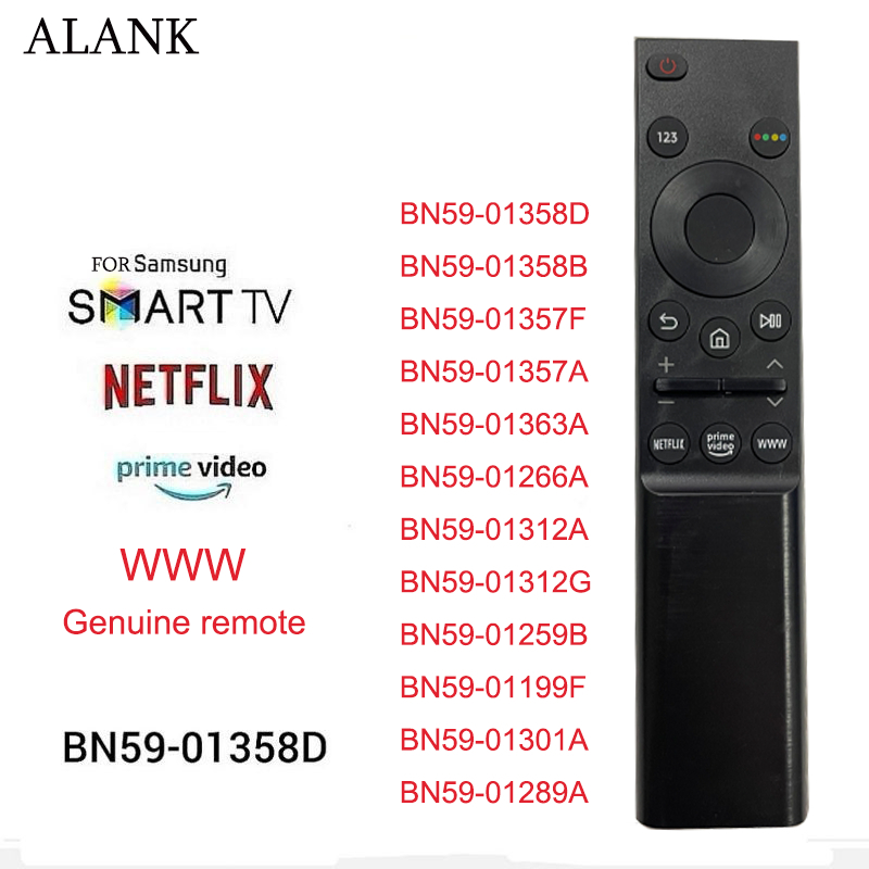 ALANK Remote Control Original For Samsung Smart LCD TV Remote 2021UA55AU AU7000 series NETFLIX ...
