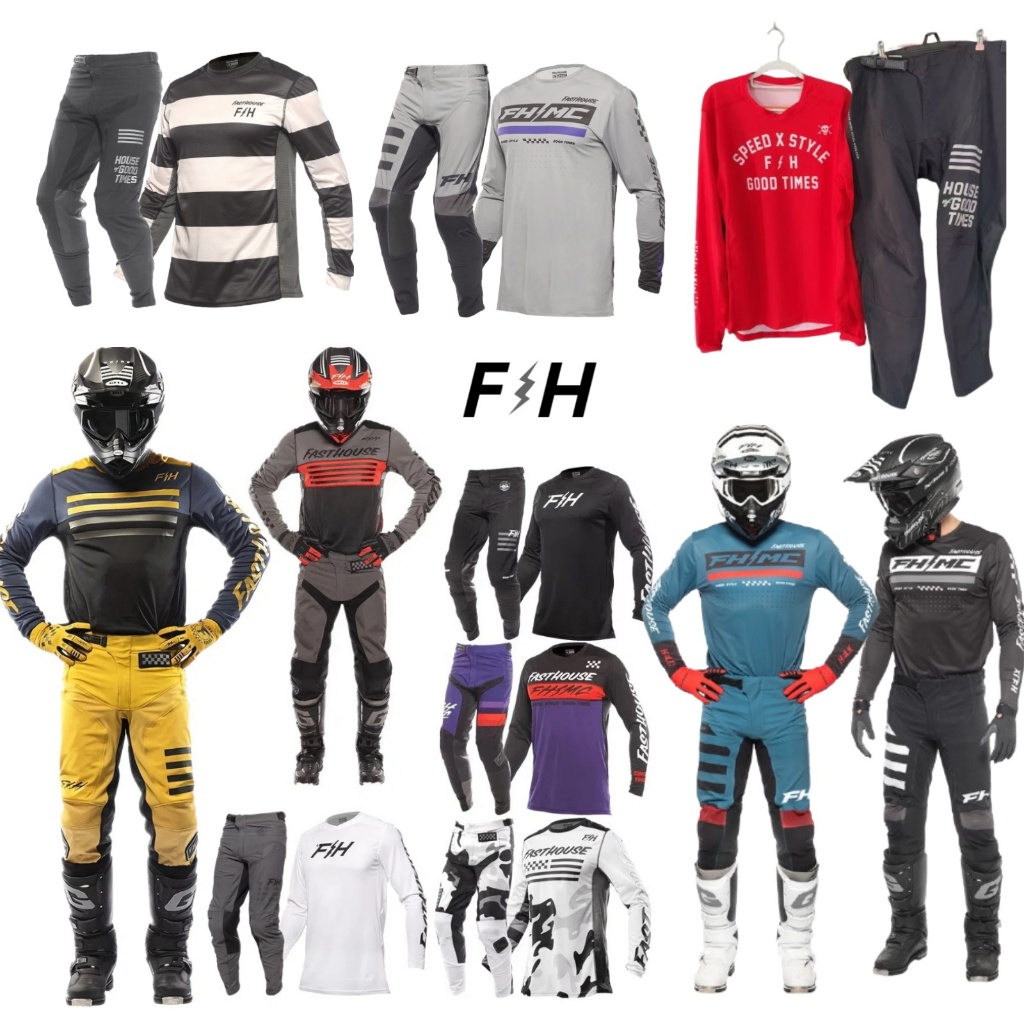 2024 Fasthouse Moto MX Jersey Set Dirt Bike Motocross Gear Set ATV ...