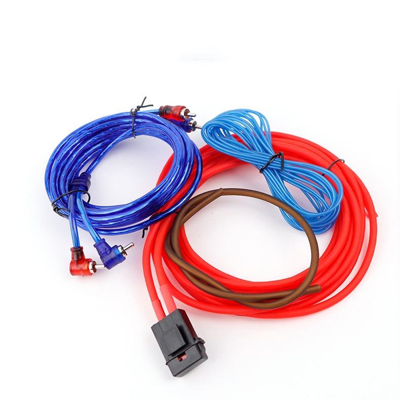 Bagged Amplifier Cable Set Woofer Cable Set Power Cord Grounding Wire ...