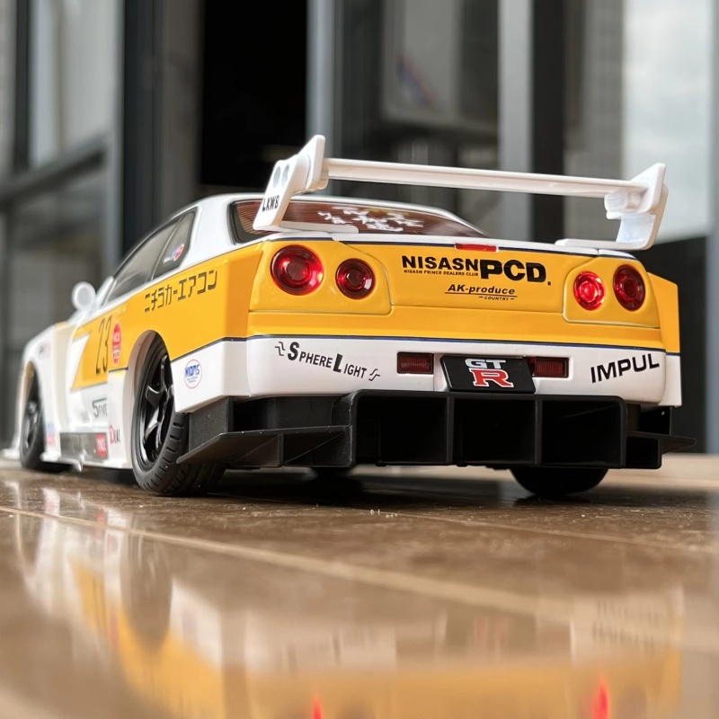 1:18 Nissan Skyline GTR R34 Nismo GTR-S15 ER34 Alloy Scale Car Model ...
