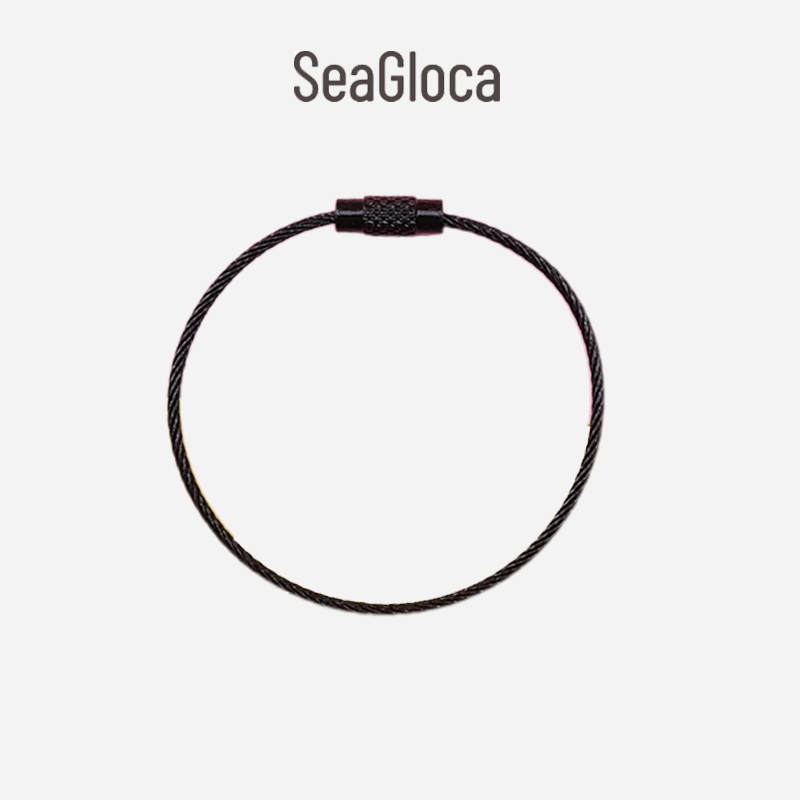 Seagloca Creative Key Ring Color Painted Steel Wire Rope Car Chain ...