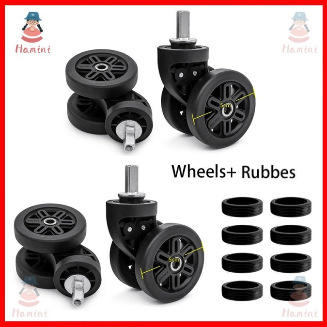 For Delsey Luggage wheel Accessories 3841 3840 Universal wheel luggage ...