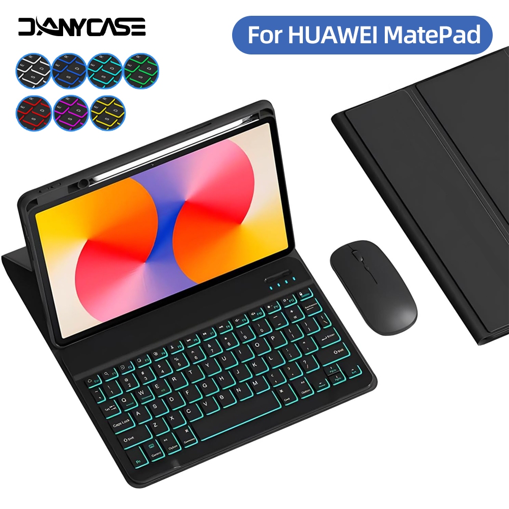 Backlight Keyboard Case for 2023 HUAWEI MatePad 11.5S/11.5 inch Huawei ...