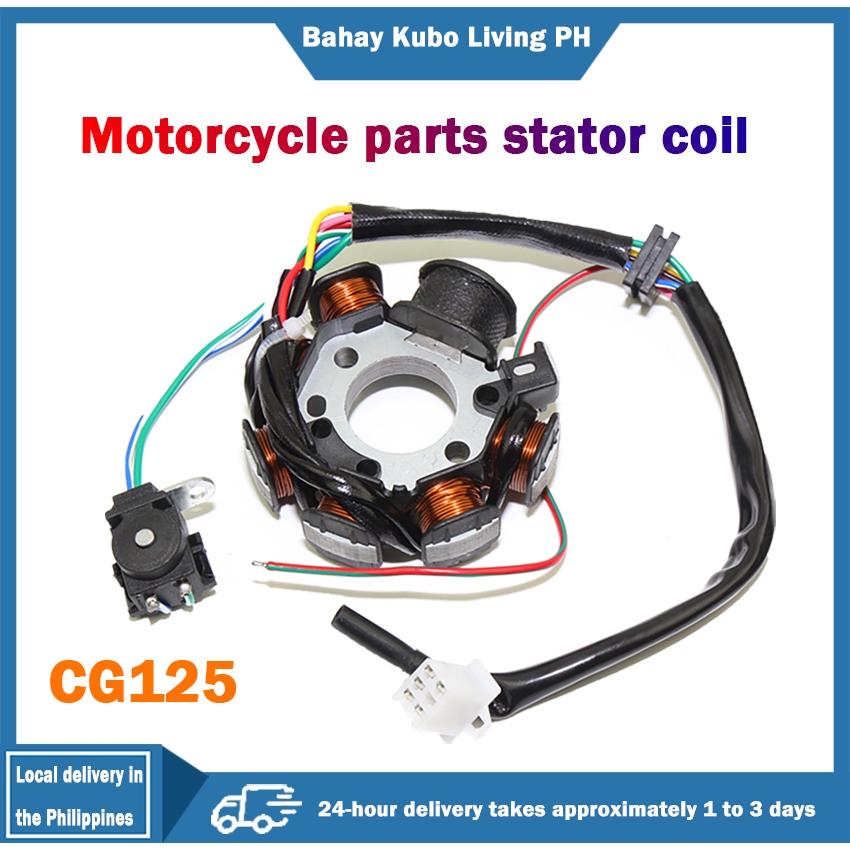 MOTORCYCLE PARTS STATOR COILS PURE COPPER FOR TMX, MIO, RUSI,ROUSER ...