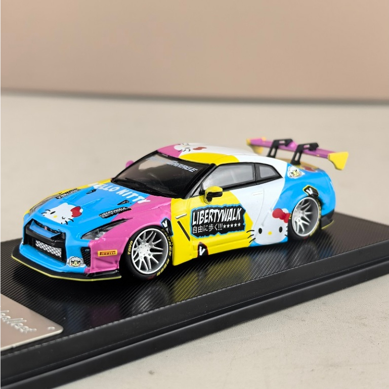 ET MC ModelCollect 1:64 Nissan GTR R35 Wide Body Color Cartoon Alloy ...
