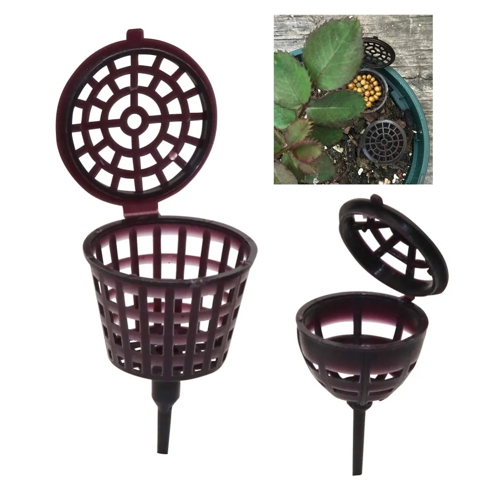 Plastic Fertilizer Mesh Basket With Cover Mini Automatic Planting ...