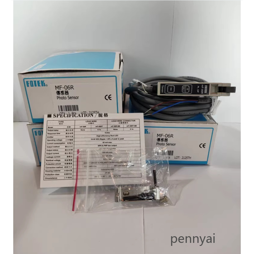FOTEK Photoelectric Switch Sensor/Optical Fiber Amplifier FF/VF/MF-06R ...