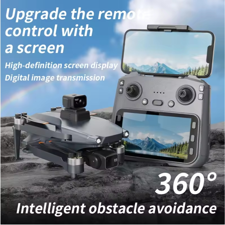 New L600-1 PRO MAX/L600 PRO MAX 3KM Distance RC Drone EIS 4K HD Dual ...