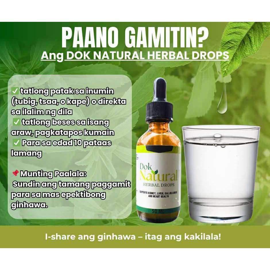 Dok Natural Miracle Drops 30ML Health Serum | Shopee Philippines