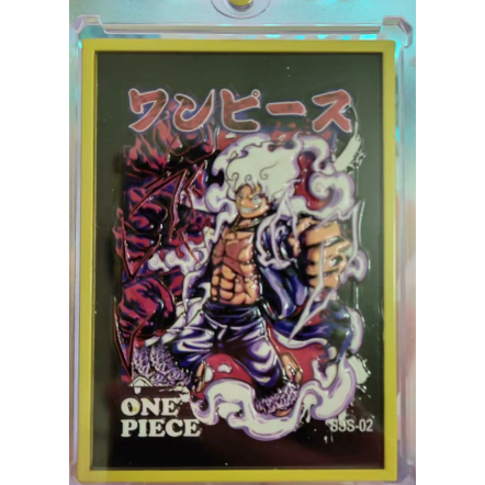One Piece Anime Card Luffy Metal Card | Shopee Philippines