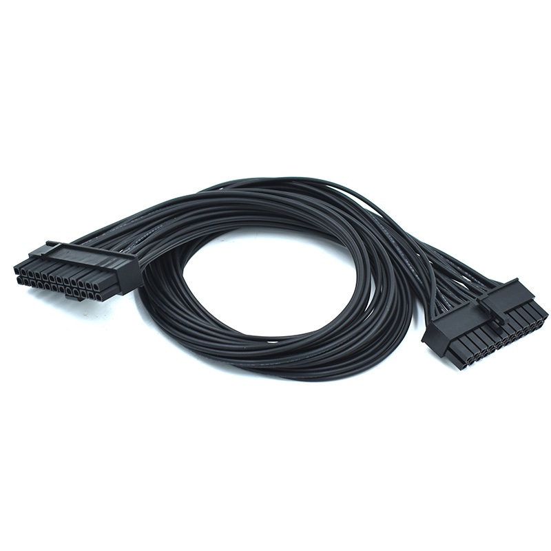 50cm 18AWG ATX 24Pin to 20+4Pin Power Supply Cable PSU 24 Pin Male ...