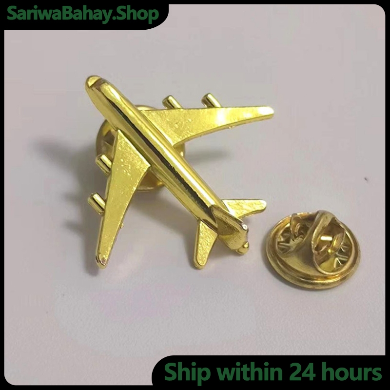 Metal Airplane Brooch Diy Fashion Pin Alloy Badge Vintage Pin Buckle ...