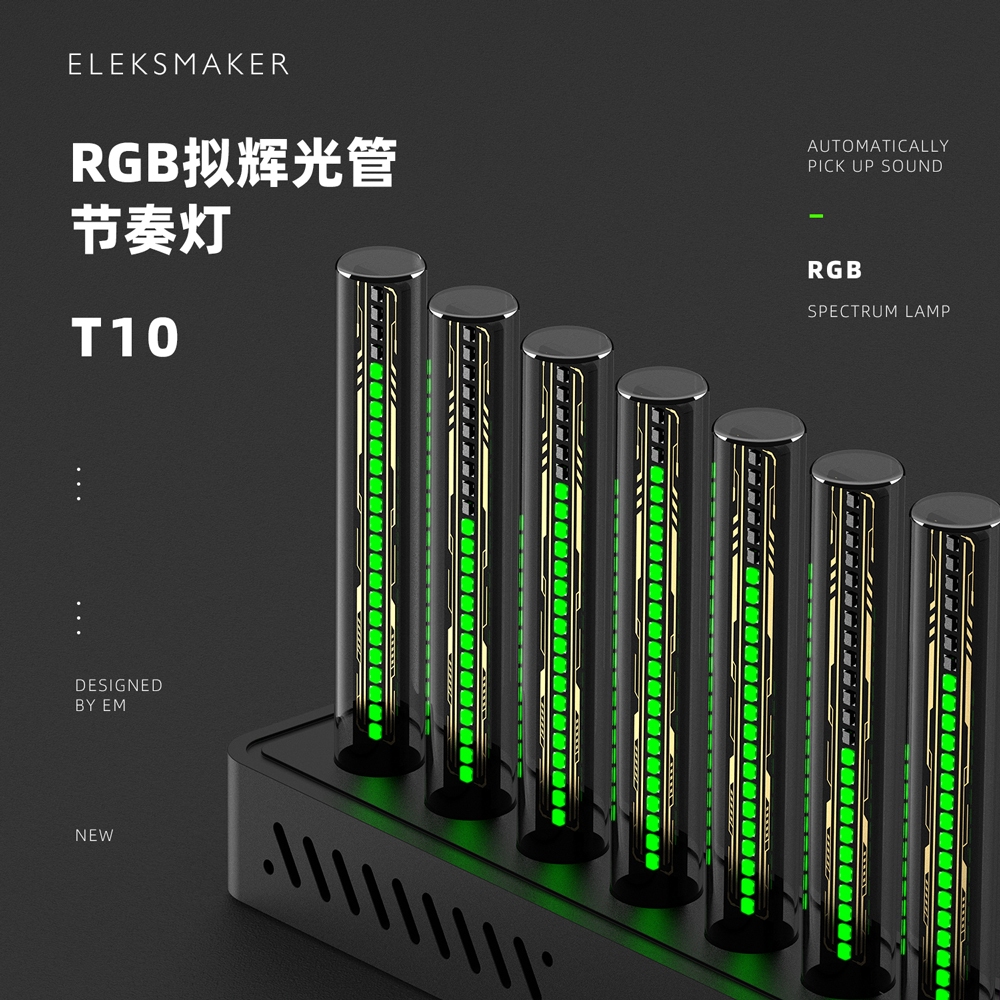 EM T10 Faux Nixie Tube Music Spectrum Analyzer - Rhythm Level Meter ...