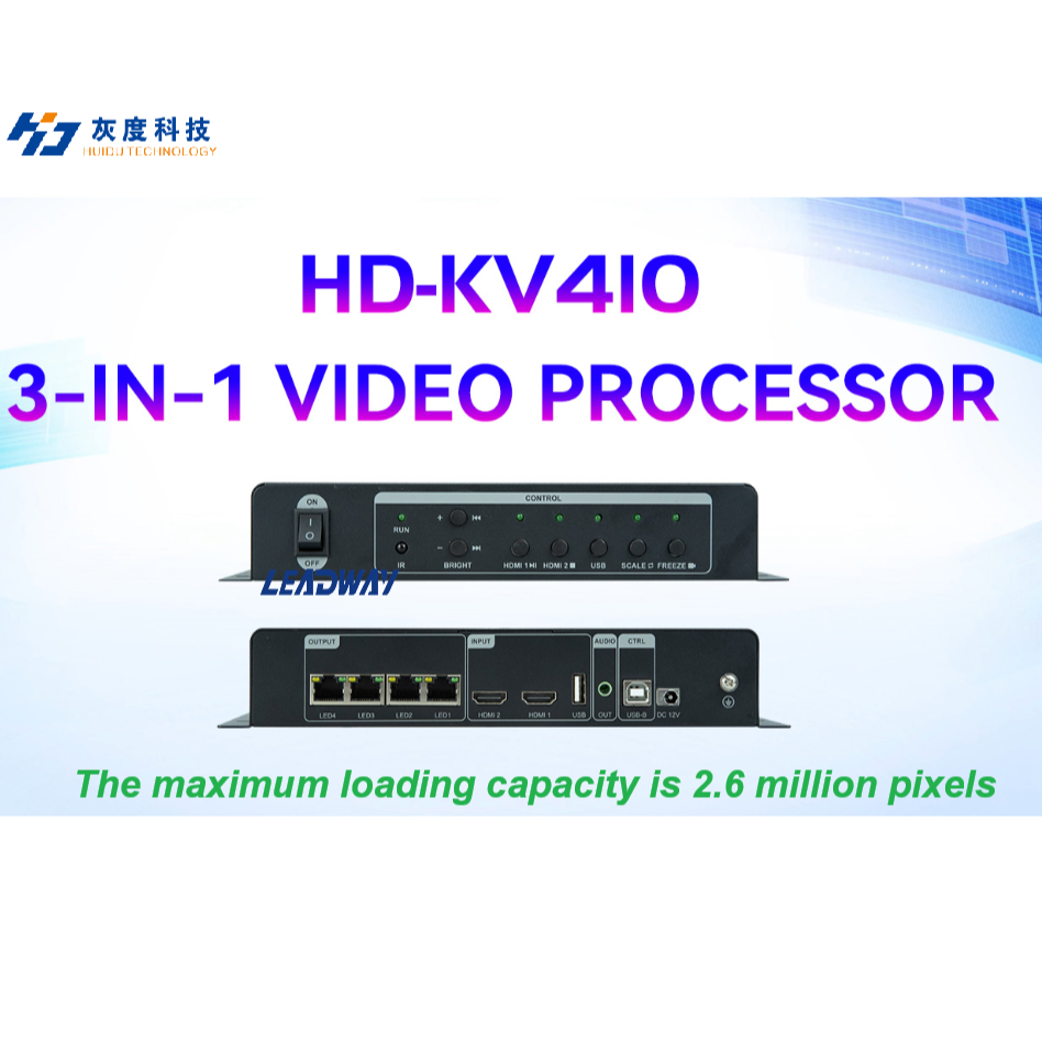 Huidu HD-KV410 LED Display All-in-one Video Processor LED Wall Screen 3 ...