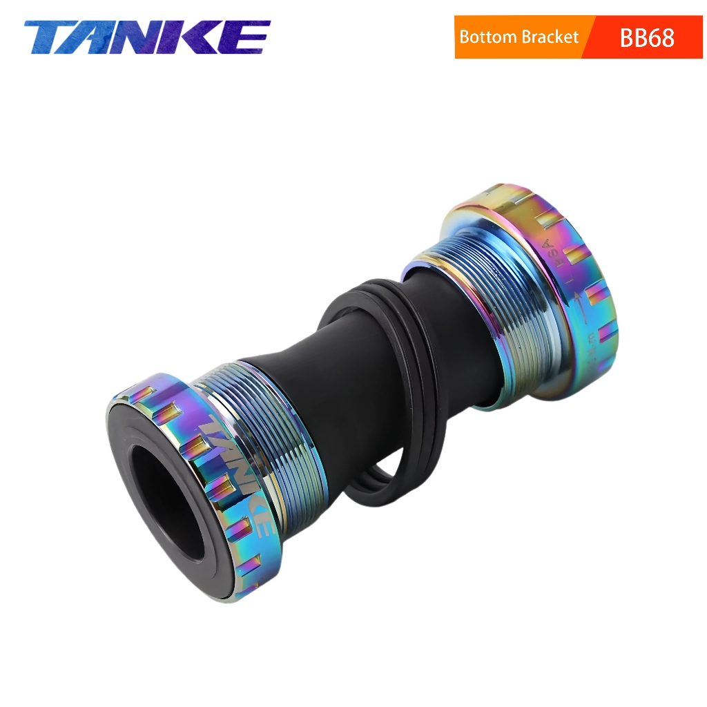 TANKE BB Bike Bottom Bracket Aluminum Alloy 68/73mm MTB Sealed Bearing ...