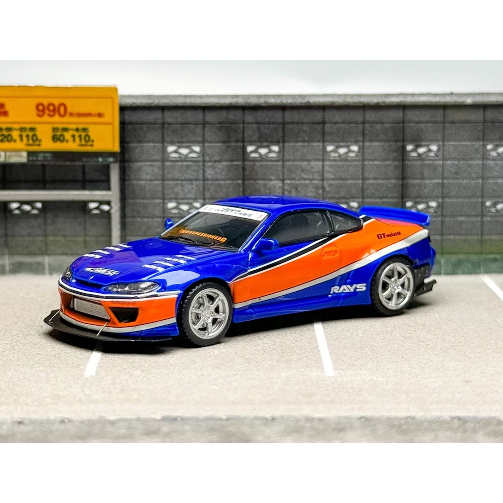 SW 1 64 Nissan Nissan Silvia S15 Rocket Rabbit Pandem Alloy Car Model ...