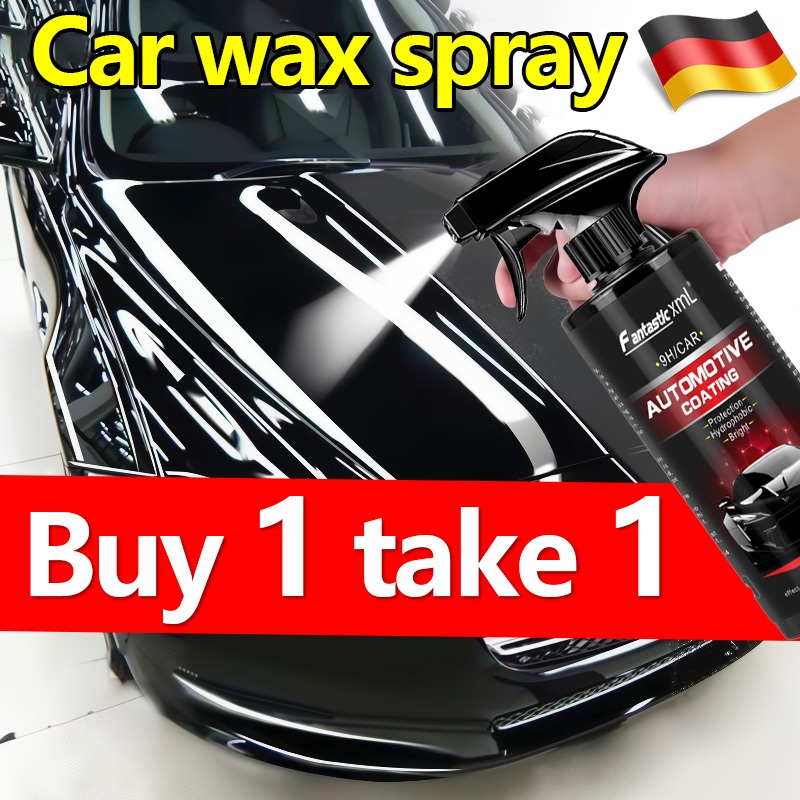 Car Wax Ceramic Coating for Car 500ML Car Wax Spray Super Shine Wax for Car Polish 2 in1 Coating ...