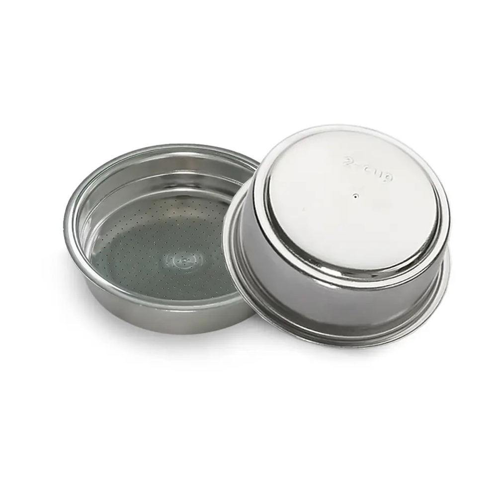 51mm Double Layer Pressurized Coffee Filter Basket Stainless Steel ...