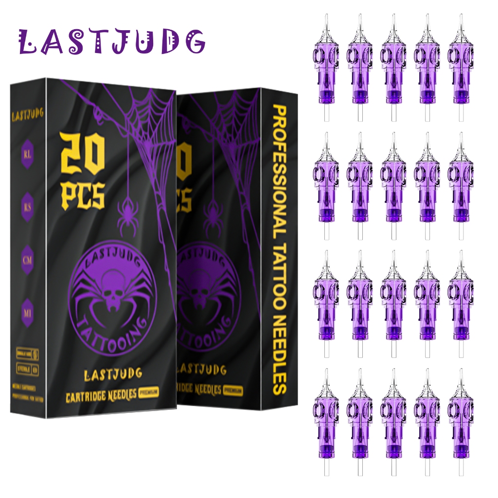LASTJUDG 20Pcs/box Professional #12 Standard Assorted Tattoo Needles ...