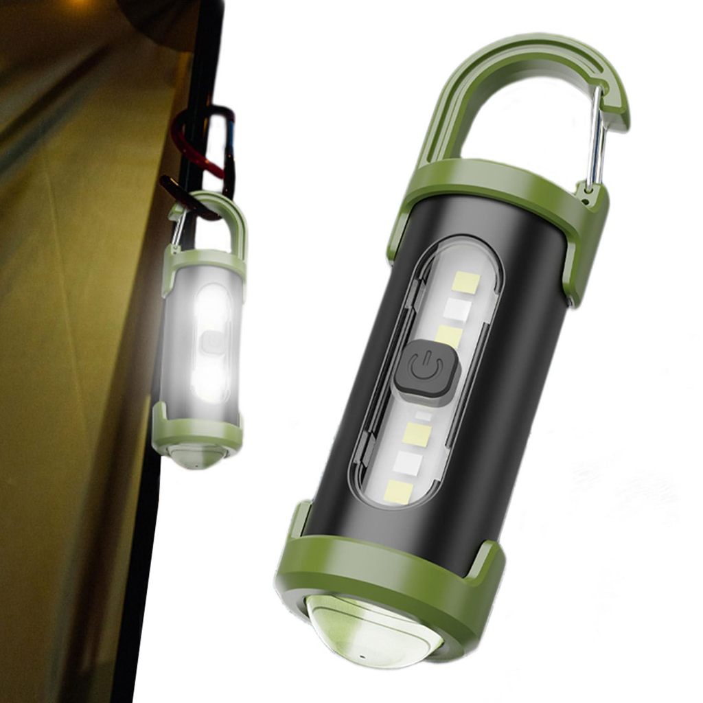 2025 Multi-Function Keychain Flashlight - Rechargeable Mini LED Light ...