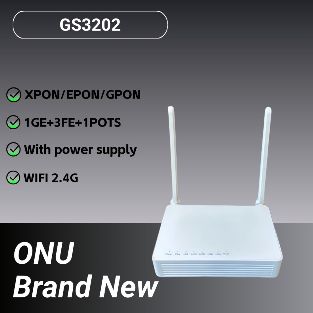 Gigabit GS3202 EPON/GPON/XPON ONU APC/UPC FTTH Modem Router with wifi ...