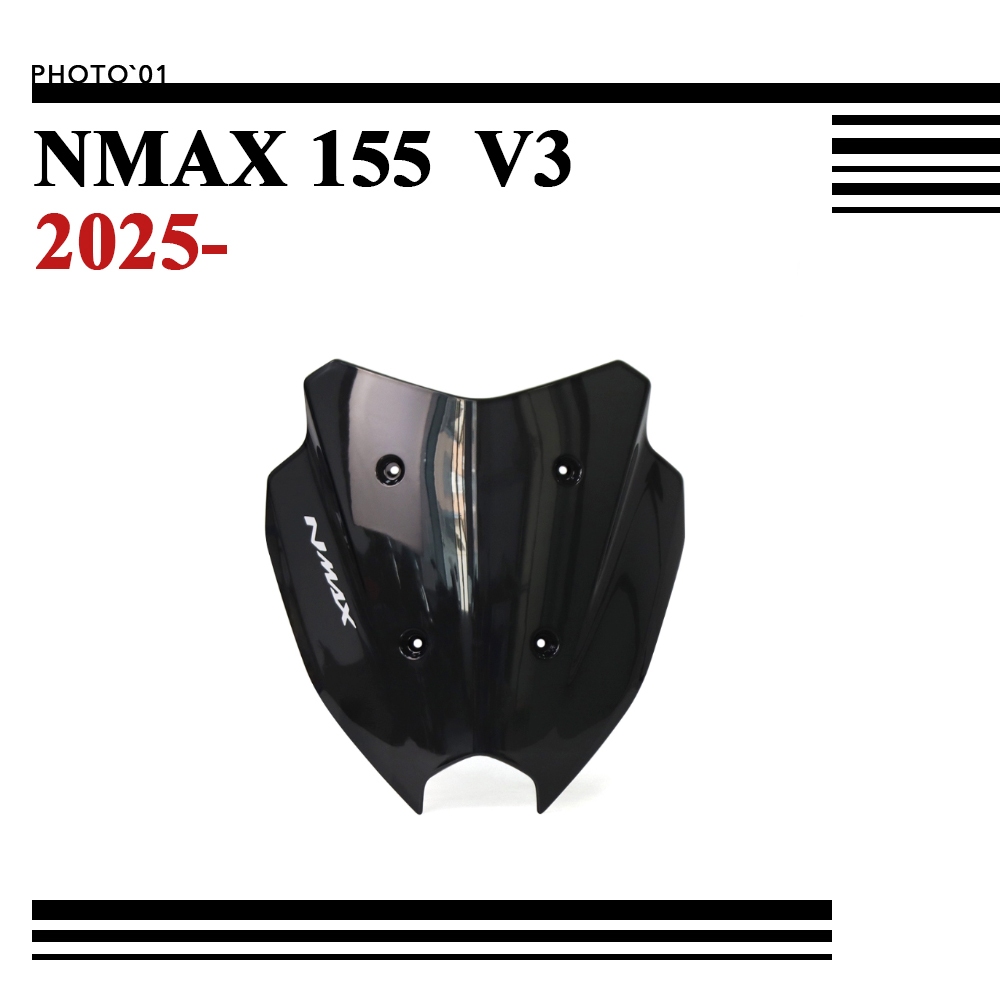 PSLER For YAMAHA NMAX V3 NMA155 NMAX 155 Windshield Visor Windscreen ...