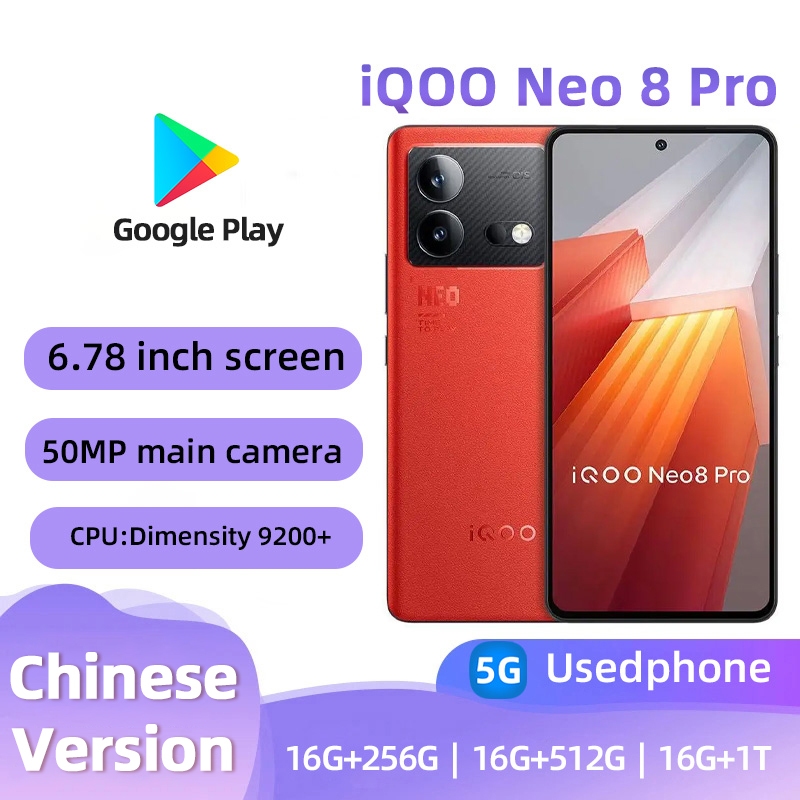 iQOO Neo 8 Pro（5G）Smartphone Unlocked 256GB All Colours Good Condition ...