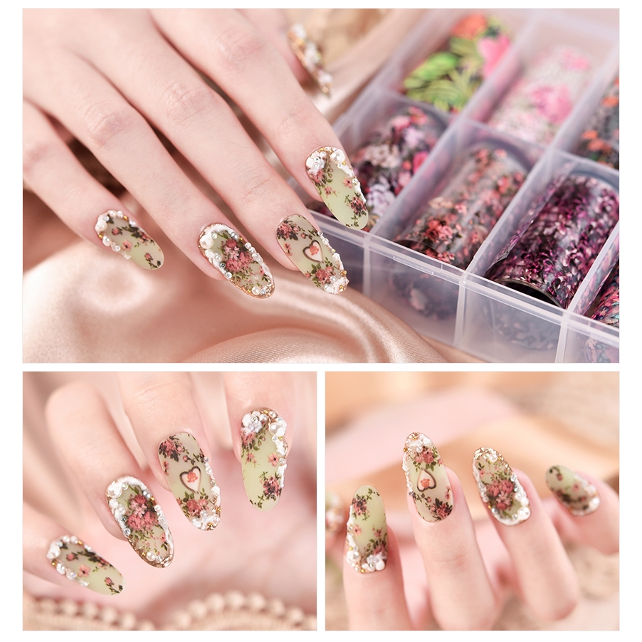 KADS Leopard Starry Nail Stickers Easy Apply Boxed Nail Stickers Bold ...