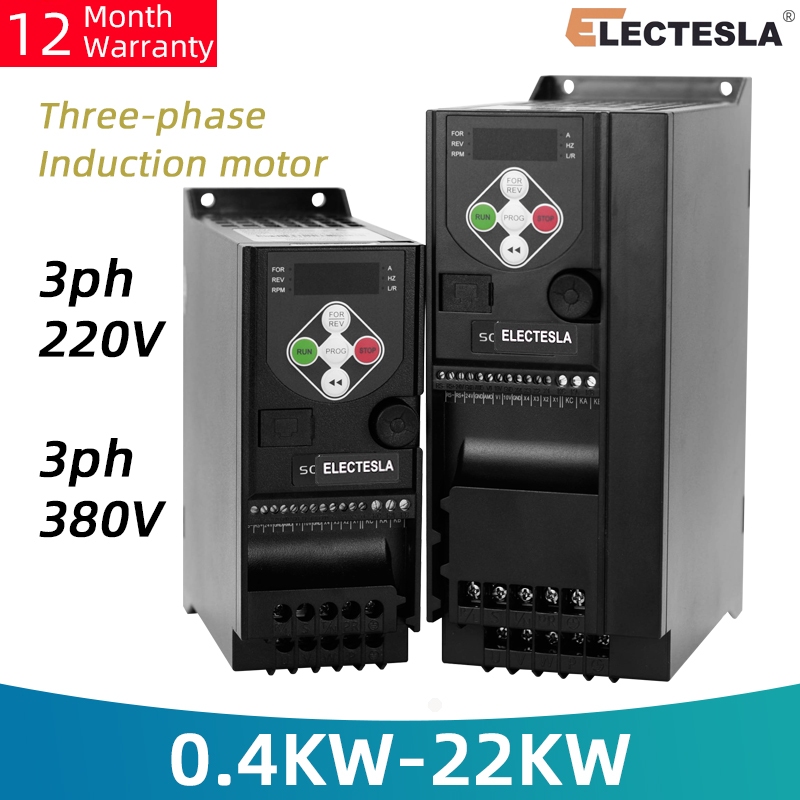 VFD 220V 380V 0.75KW-7.5KW Three Phase Induction Motor Speed Controller ...