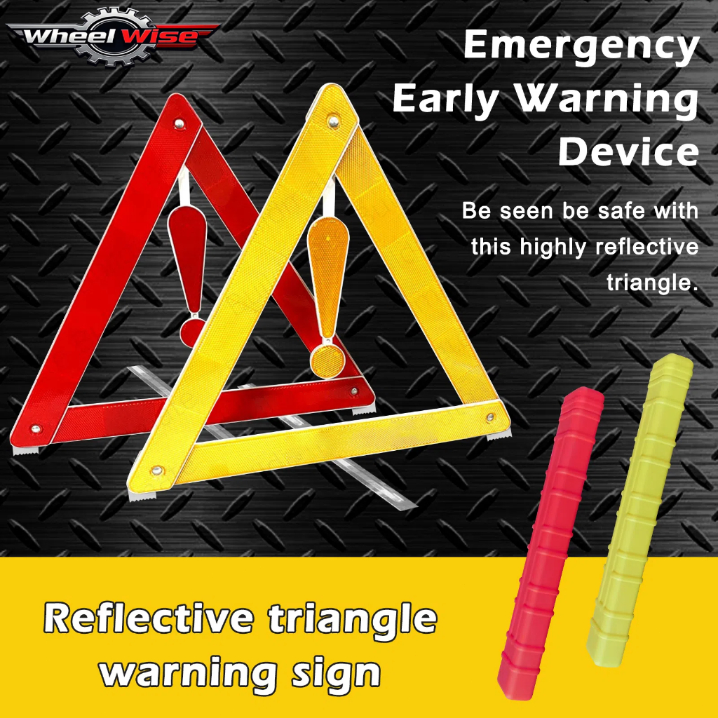 Emergency Early Warning Device Triangle Foldable Heavy Duty Early ...