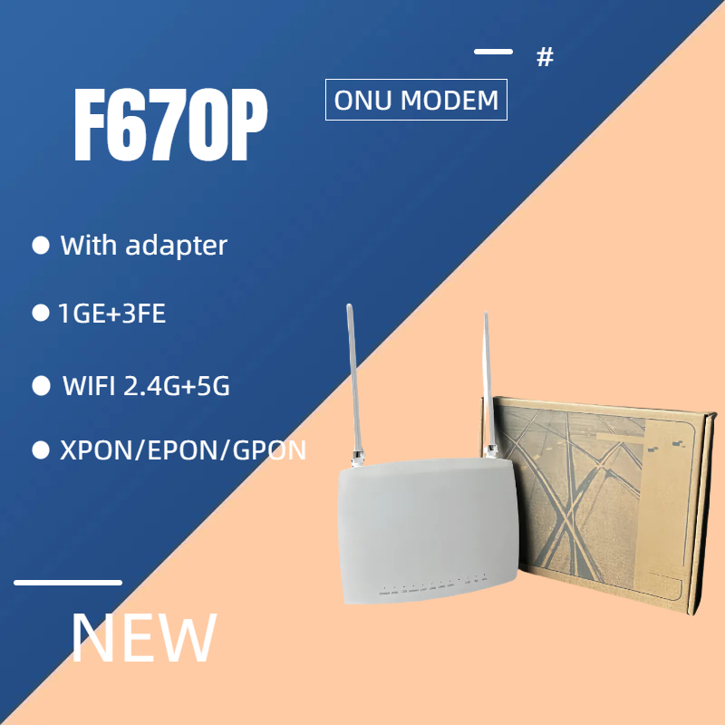 Dual Band 5G F670P ONT/ONU English Firmware 4GE+2usb 5G WIFI UN Fiber ...