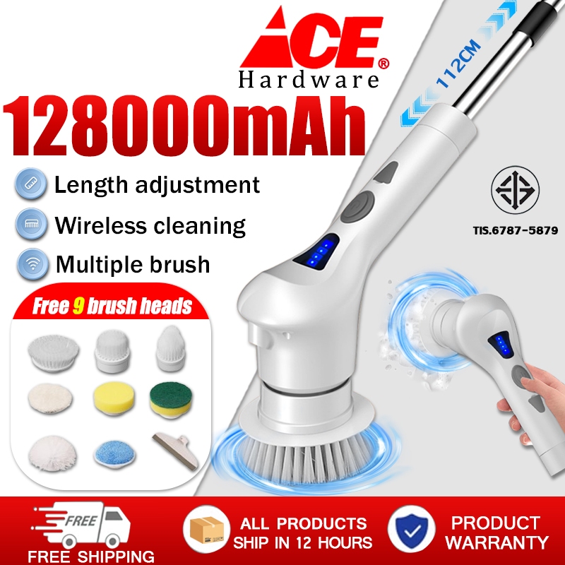 【Buy 1 take 9】ACE electric cleaning brush LED Multi-functional for Home ...