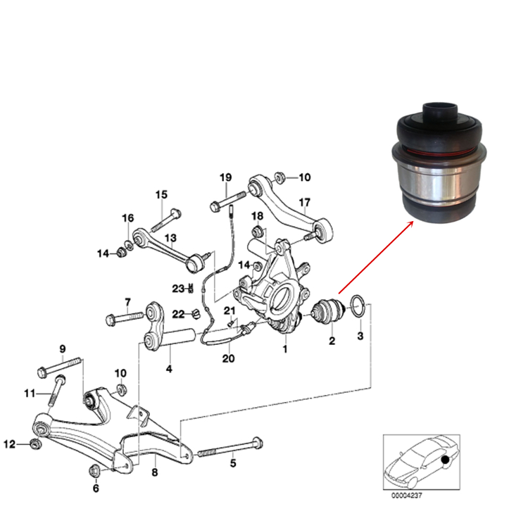 Suitable for Bmw E39 E60 520 523 525 530 540 E38 E66 730 735 740 750 ...