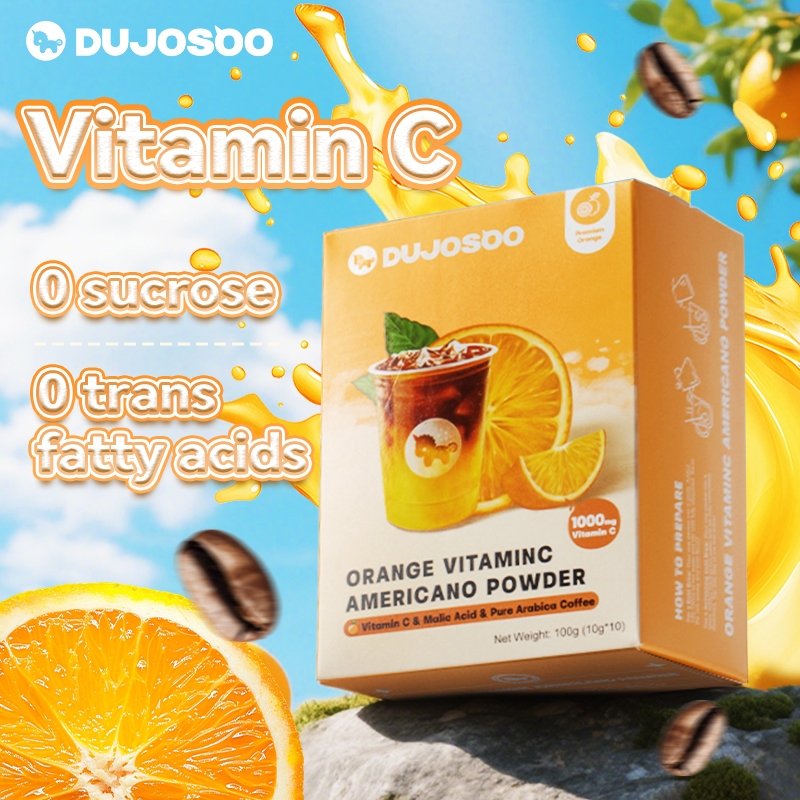 DUJOSOO Orange C Americano coffee 1000mg Vitamin C & Malic Acid & Pure ...