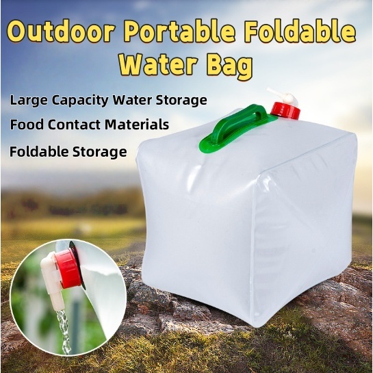 20L PVC Foldable Water Bag for Outdoor Camping, Picnicking and Water ...