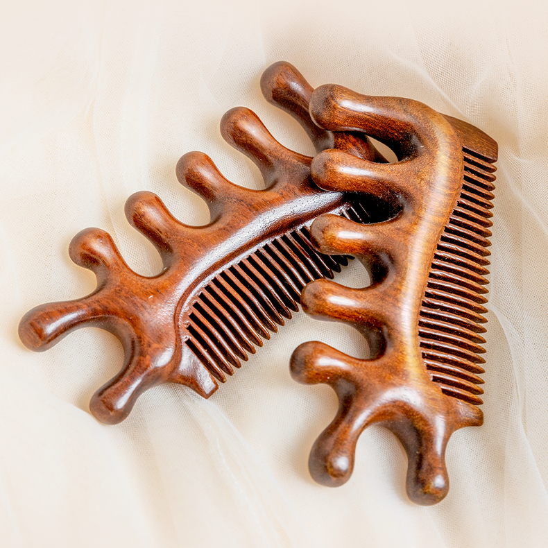 [COD] 3 In 1 Sandalwood Meridian Massage Comb Gua Sha Blood Circulation ...