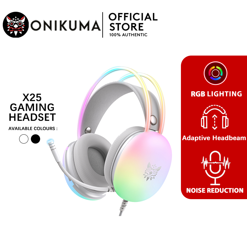 ONIKUMA X25 Gaming Headset with Microphone Gaming Headphone with mic ...