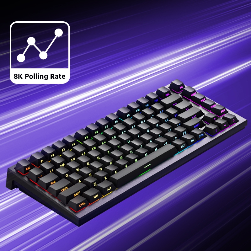 Akko TAC75 HE Black Wired Magnetic Switches Keyboard With SOCD, Rapid ...