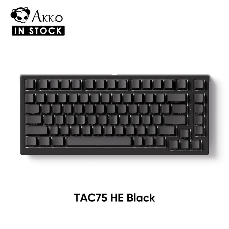 Akko TAC75 HE Black Wired Magnetic Switches Keyboard With SOCD, Rapid ...