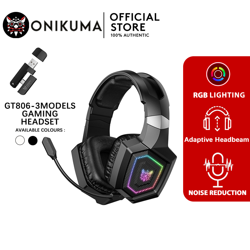 ONIKUMA GT806 Three Mode 2.4G Wireless 5.3 Headphone With Mic E-Sports ...