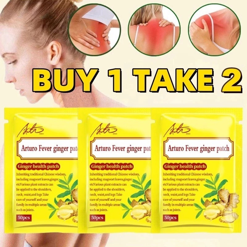 Original Herbal Ginger Patch Promote Blood Circulation Knee Neck Back ...