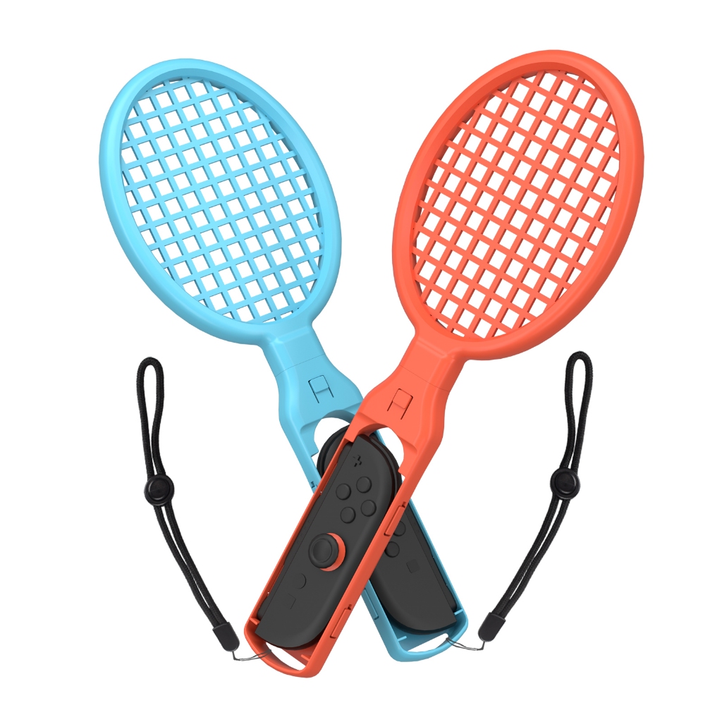2PCS Tennis Racket For Nintendo Switch 2 Joy-Con Controller Wrist Strap ...