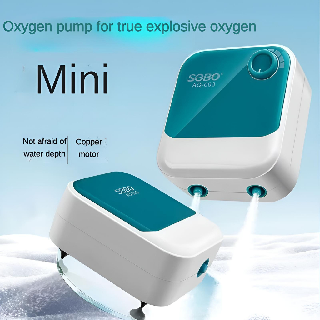 Aquarium Air Pump - True Explosive Oxygen, Ultra Silent