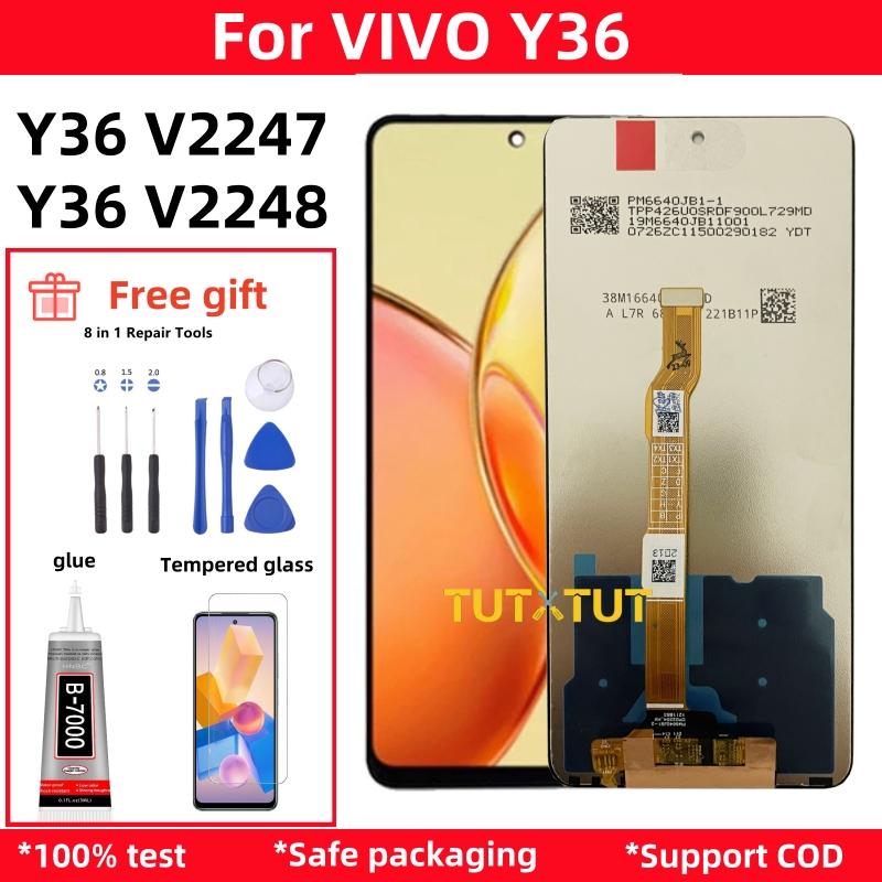 LCD For VIVO Y36 4G 5G LCD Display Touch Screen Glass Digitizer ...