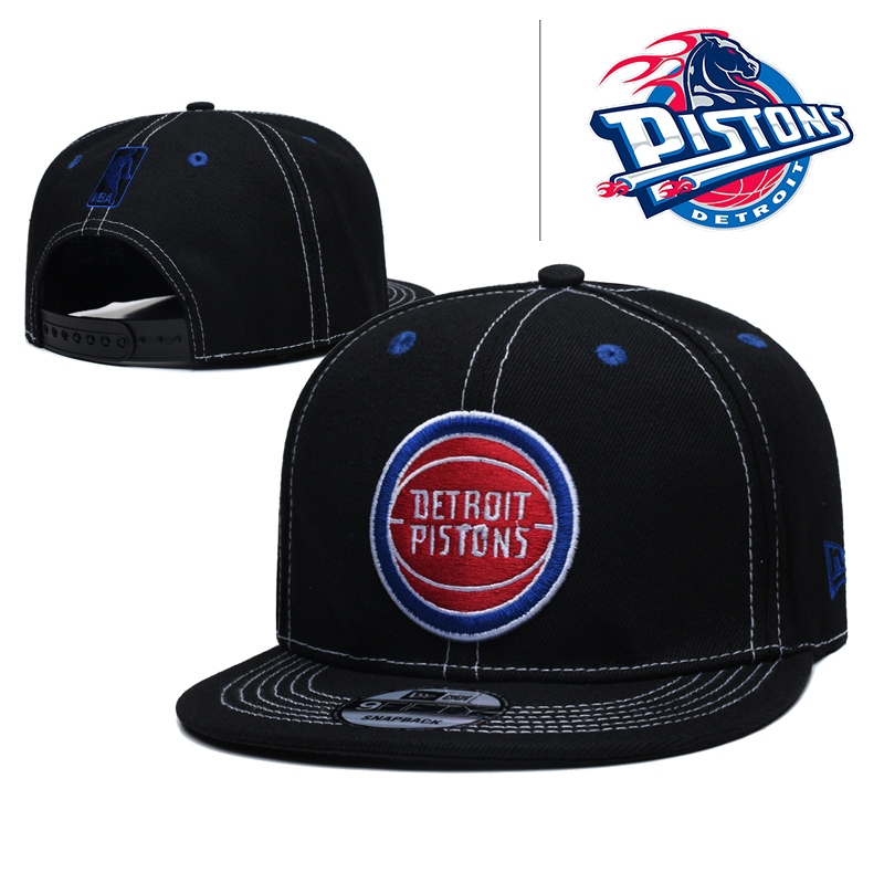 Trendy Detroit Pistons Snapback Cap Adjustable for Men Cap | Shopee ...