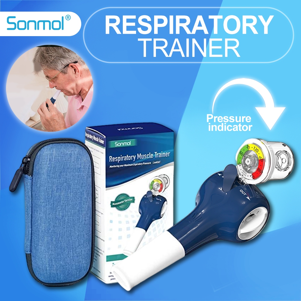 Sonmol Breathing Exercise Device for Lungs | Incentive Spirometer Lung ...
