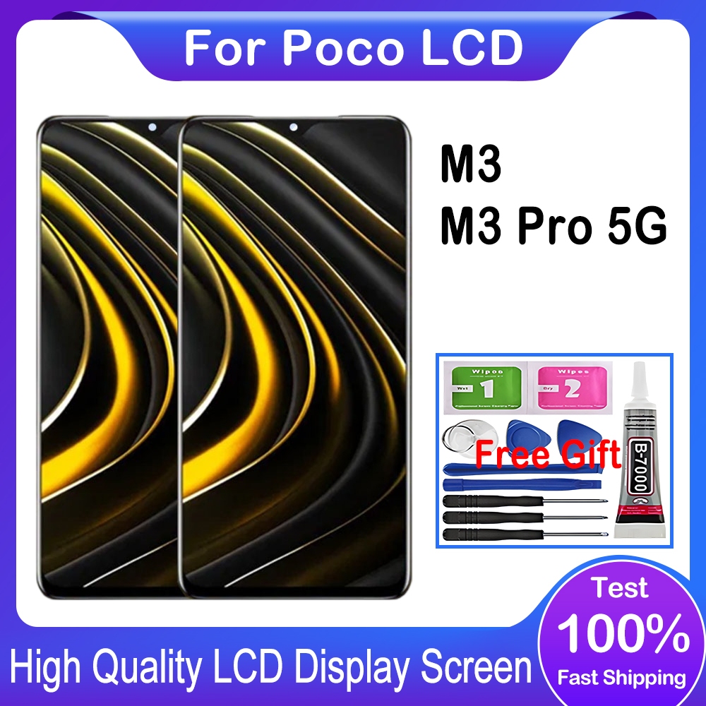 For Poco M3 Poco M3 Pro 5G LCD Display Touch Screen With Frame ...