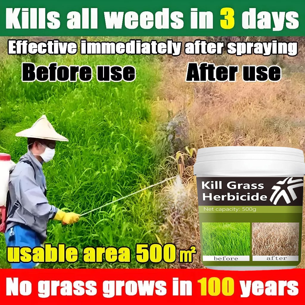 Herbicide grass killer 500G Kill grass herbicide root removal Kill tree ...