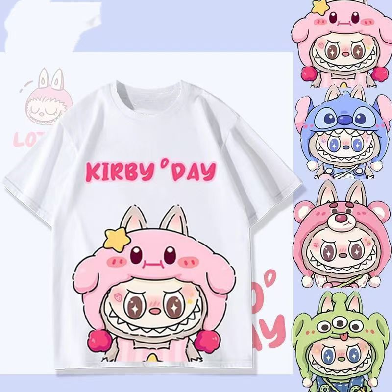 Rabu Cartoon Merchandise T-Shirt Cotton Trendy Round Neck T-Shirt ...